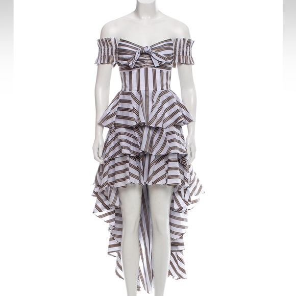 Caroline Constas | Dresses | Caroline Constas Artemis Bustier Dress Xs ...